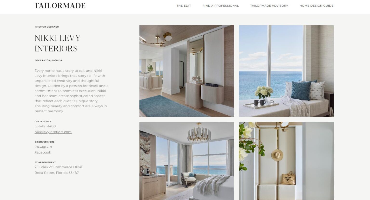 Interior Designer Nikki Levy Interiors - Tailor Made – March 2025 ...